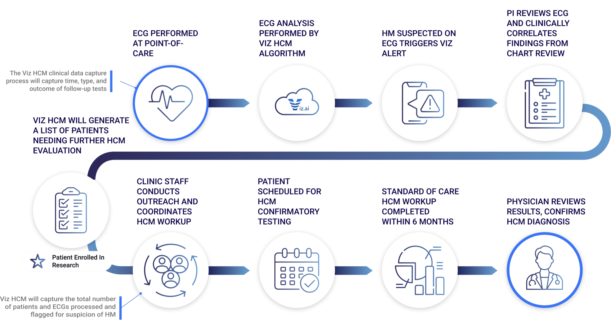 Automated hypertrophic cardiomyopathy analysis using AI