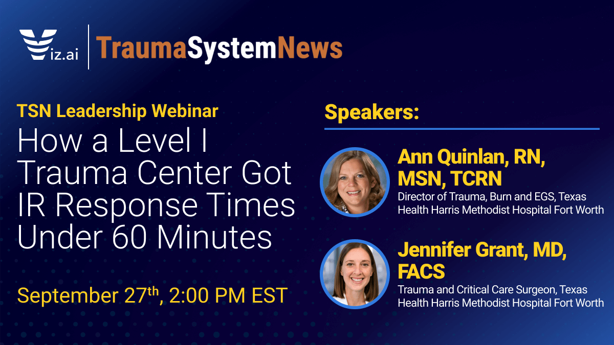 How a Level I Trauma Center Got IR Response Times Under 60 Minutes ...