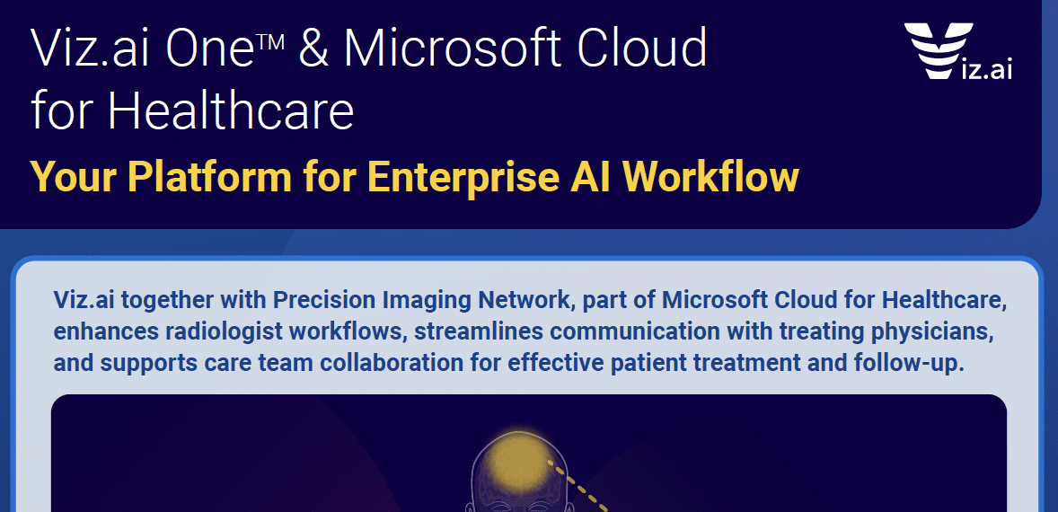 Viz.ai One & Microsoft Cloud for Healthcare One Pager - Viz.ai, the ...